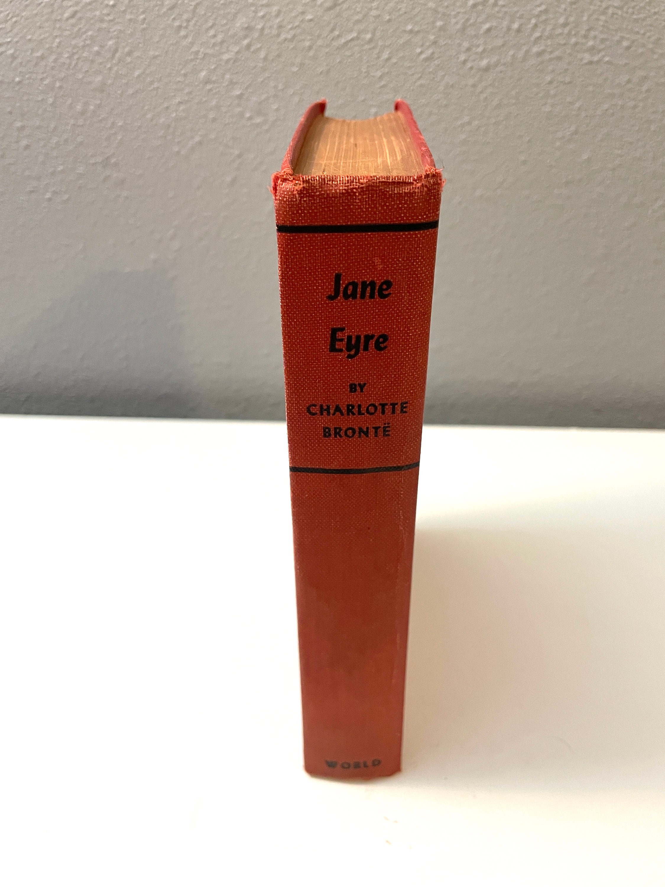 Jane Eyre Hardcover Book 1943 First Printing Tower Books - Etsy