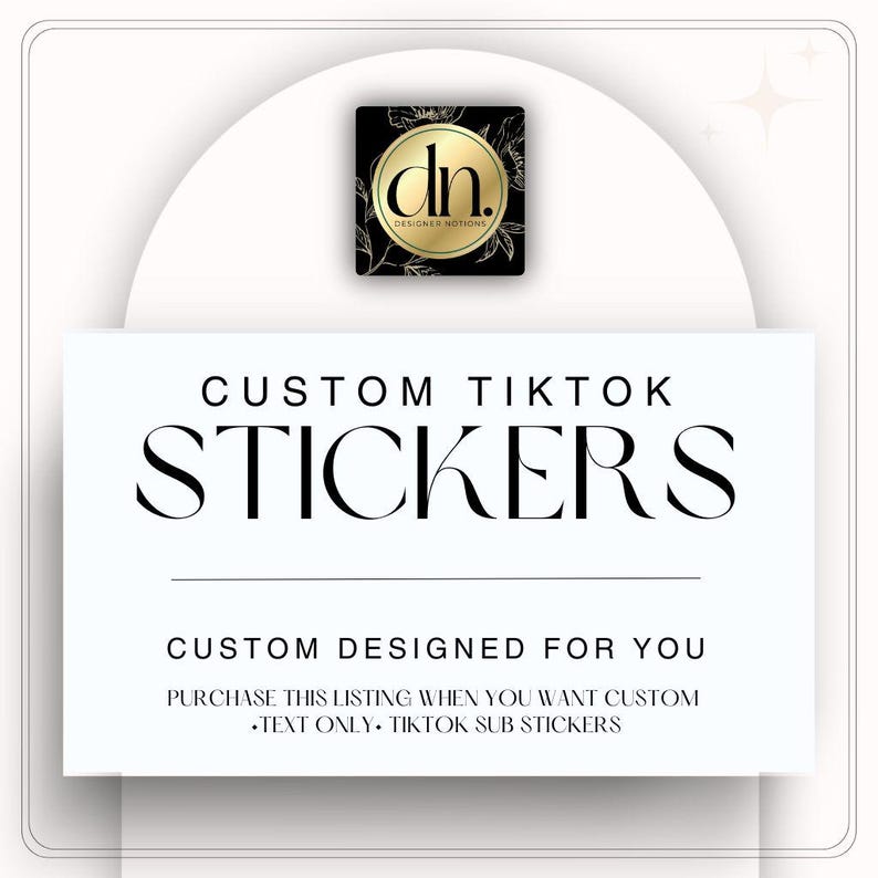 Custom Tiktok Fan-club Emotes: Personalized Live Stream Chat Stickers ...