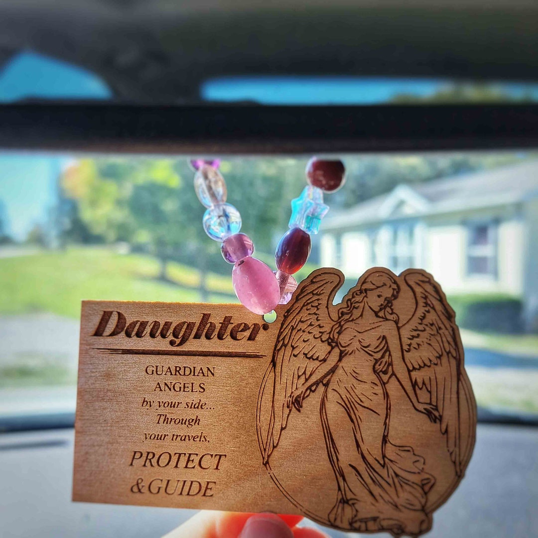 A drive With Faith Saint and Guardian Angel Auto - Etsy