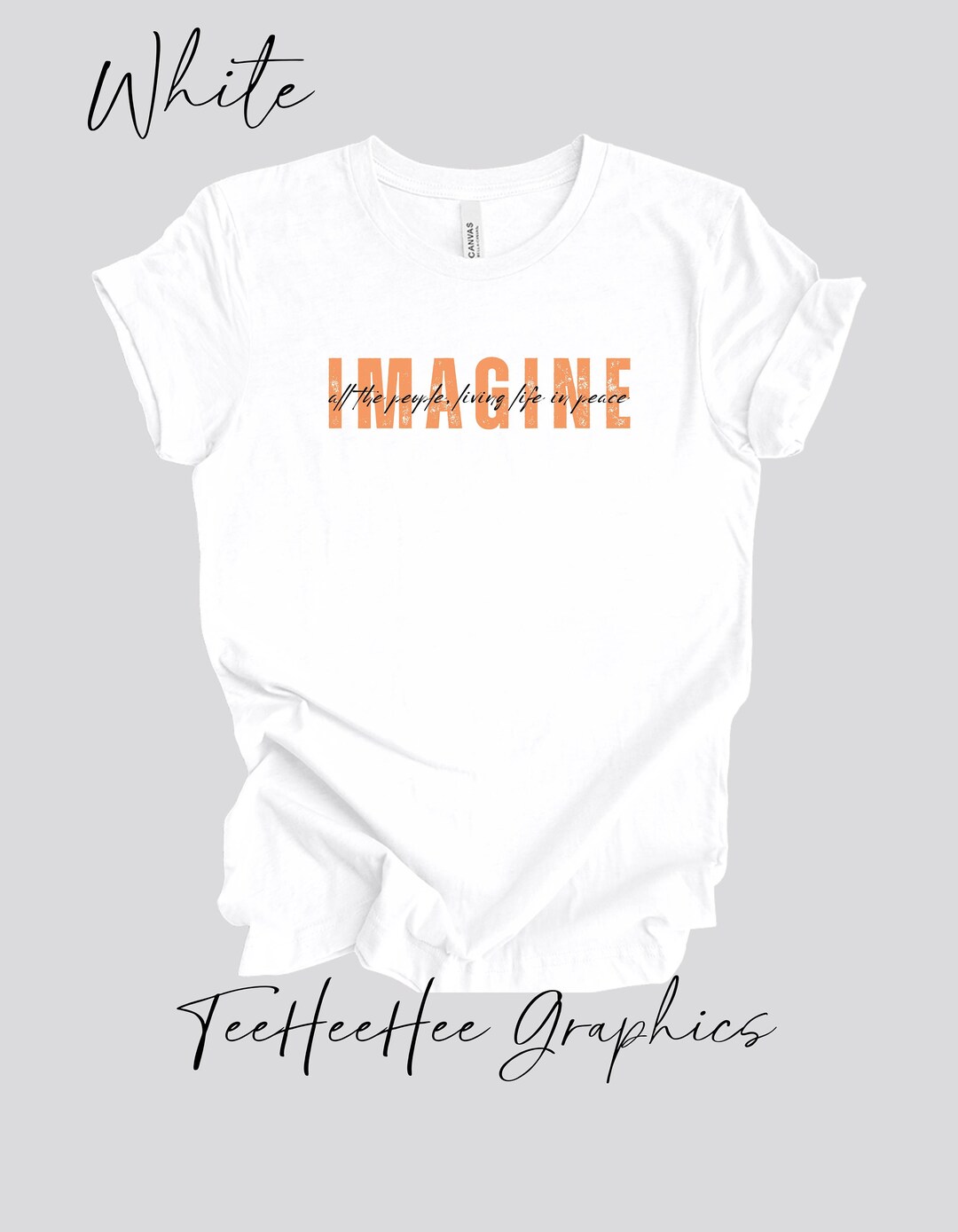 Imagine, John Lennon, Peace, John Lennon T-shirt| Imagine Shirt| the ...