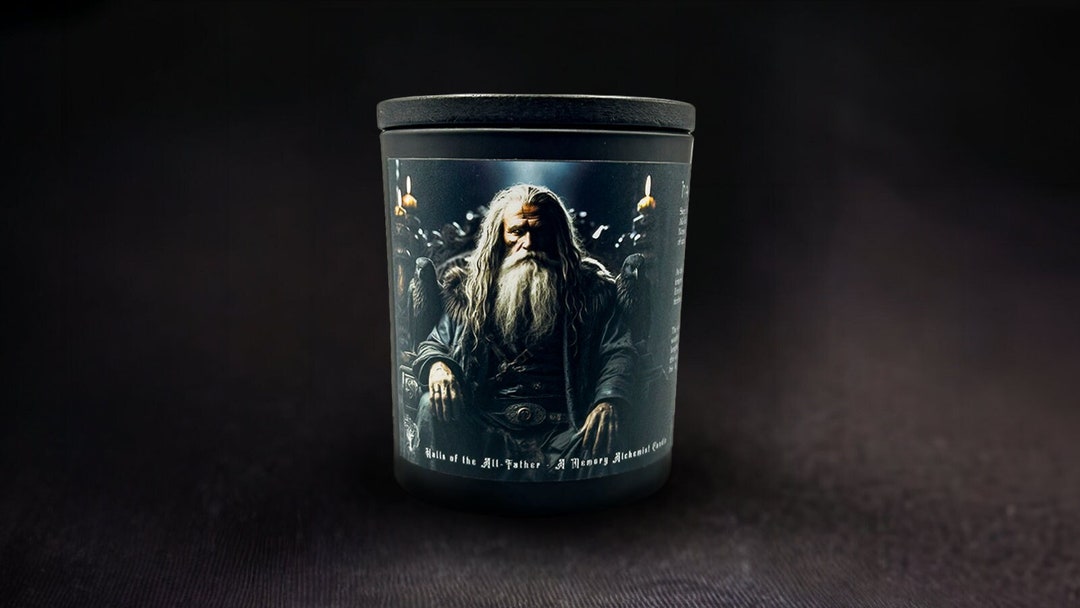 Halls of the All-father Candle: Ozone, Orange & Sea Salt Scent - Etsy