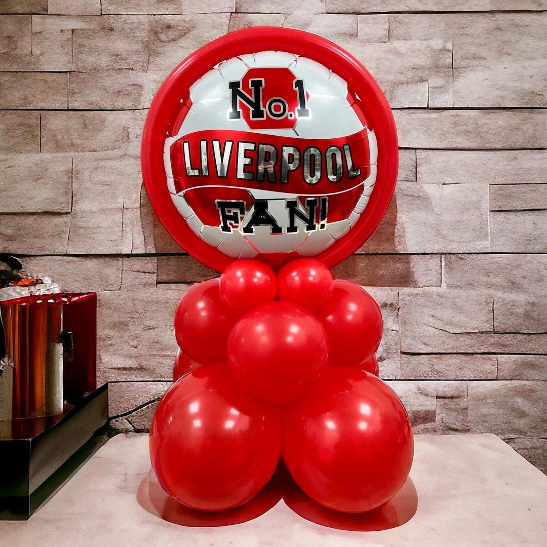 Liverpool Football Balloon Centerpiece, Liverpool Football Balloon ...
