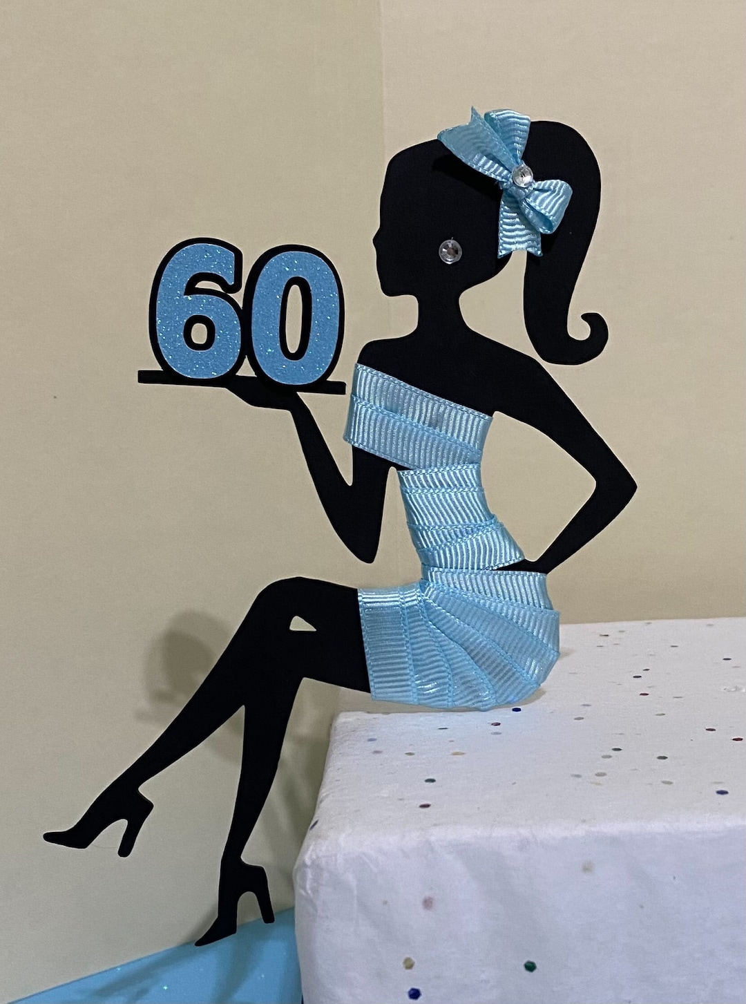 Girl Cake Topper - Etsy