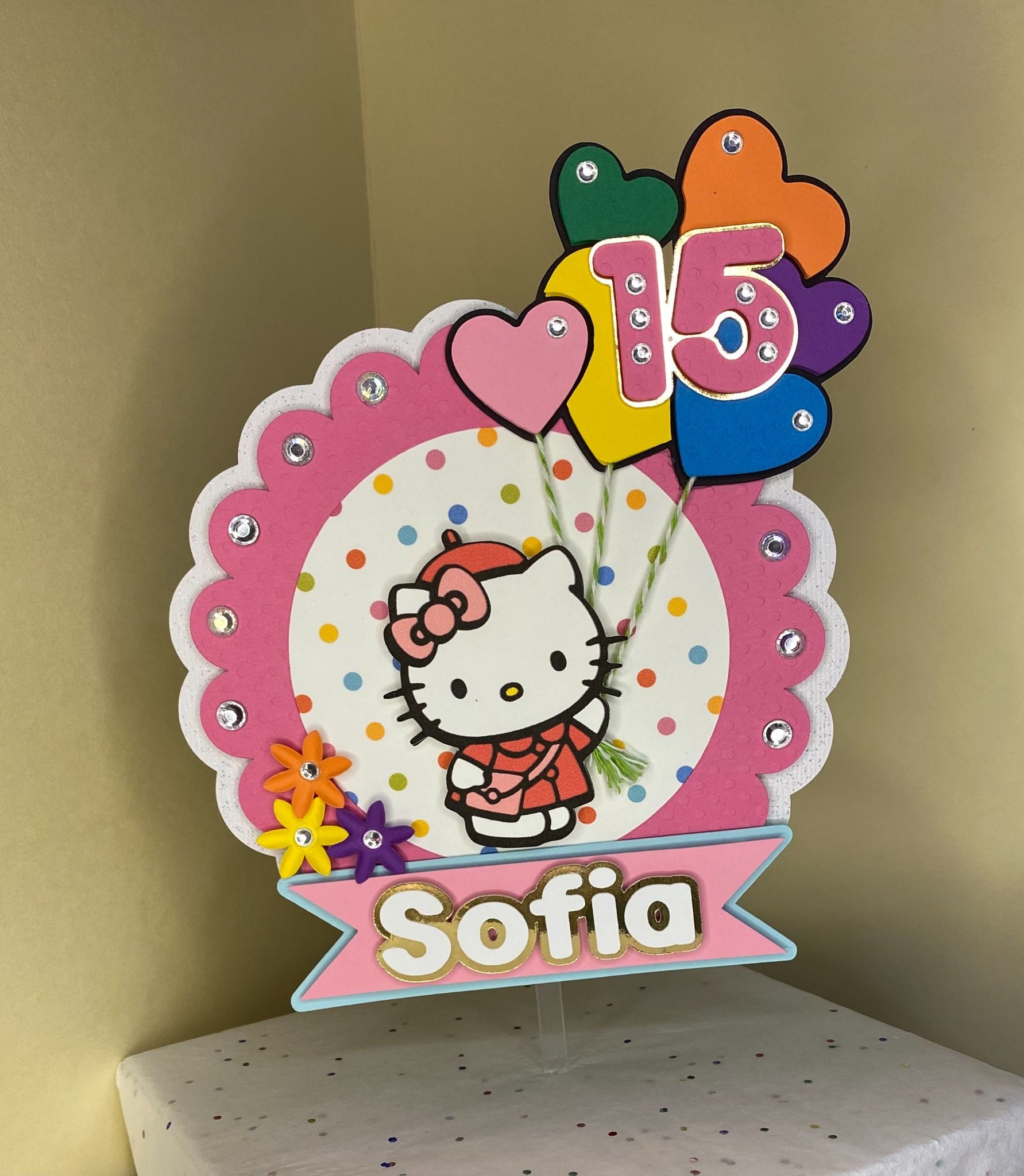 Kitty Cake Topper - Etsy