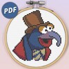 Mr Tickle Cross Stitch Pattern Only PDF/JPEG Files - Kids Book ...