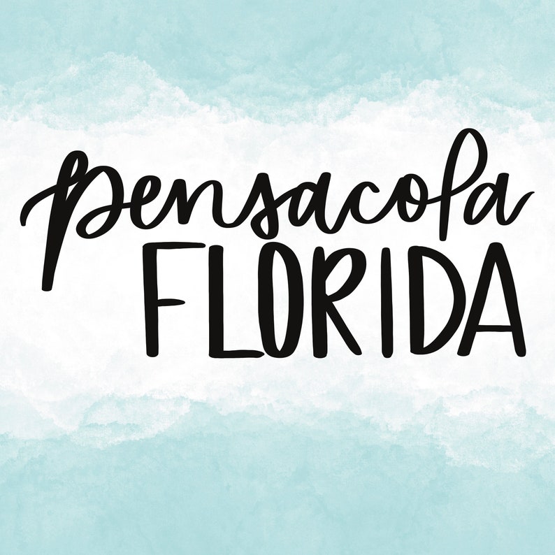 Pensacola, Florida SVG - Etsy