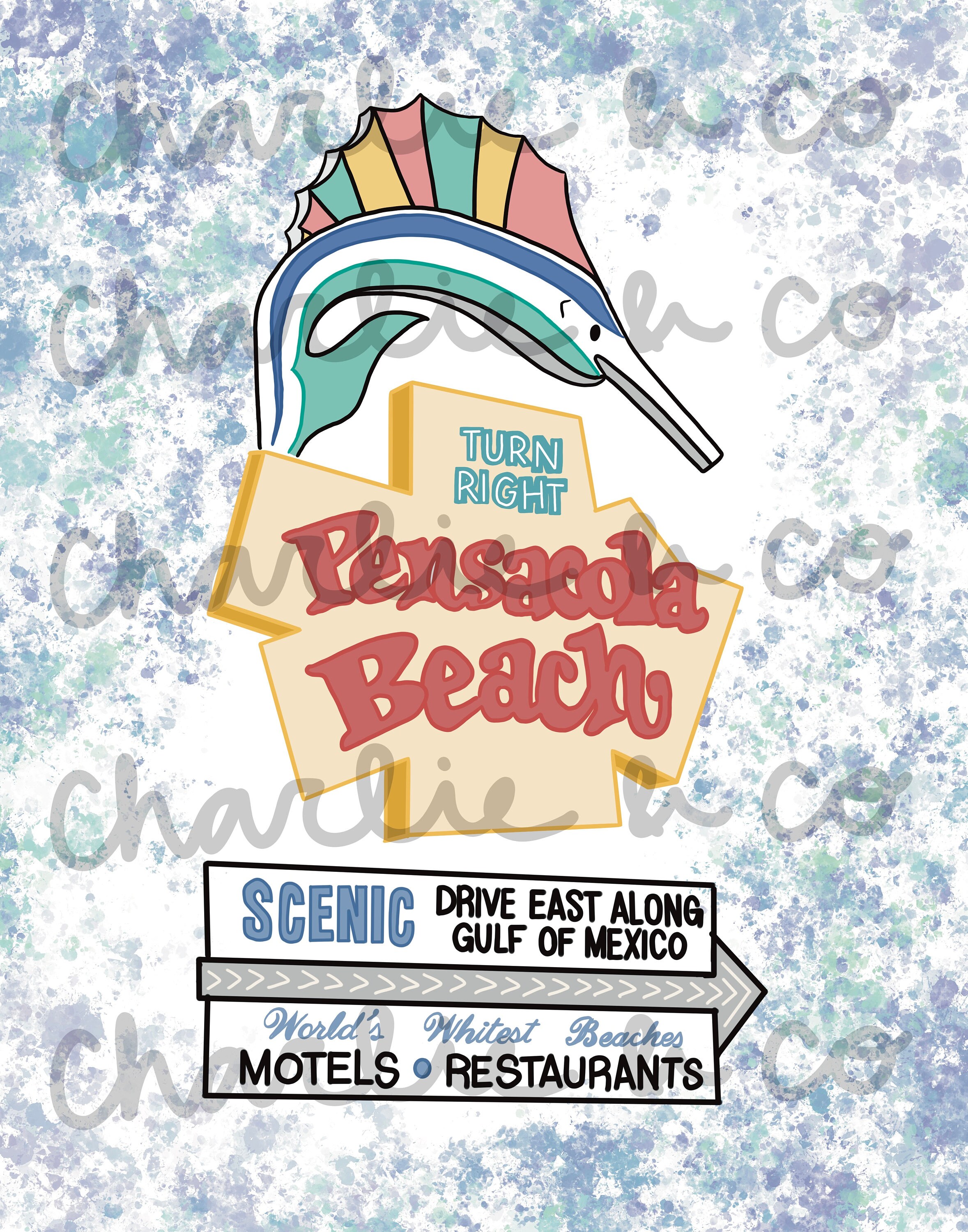 Pensacola Beach Sign - Etsy