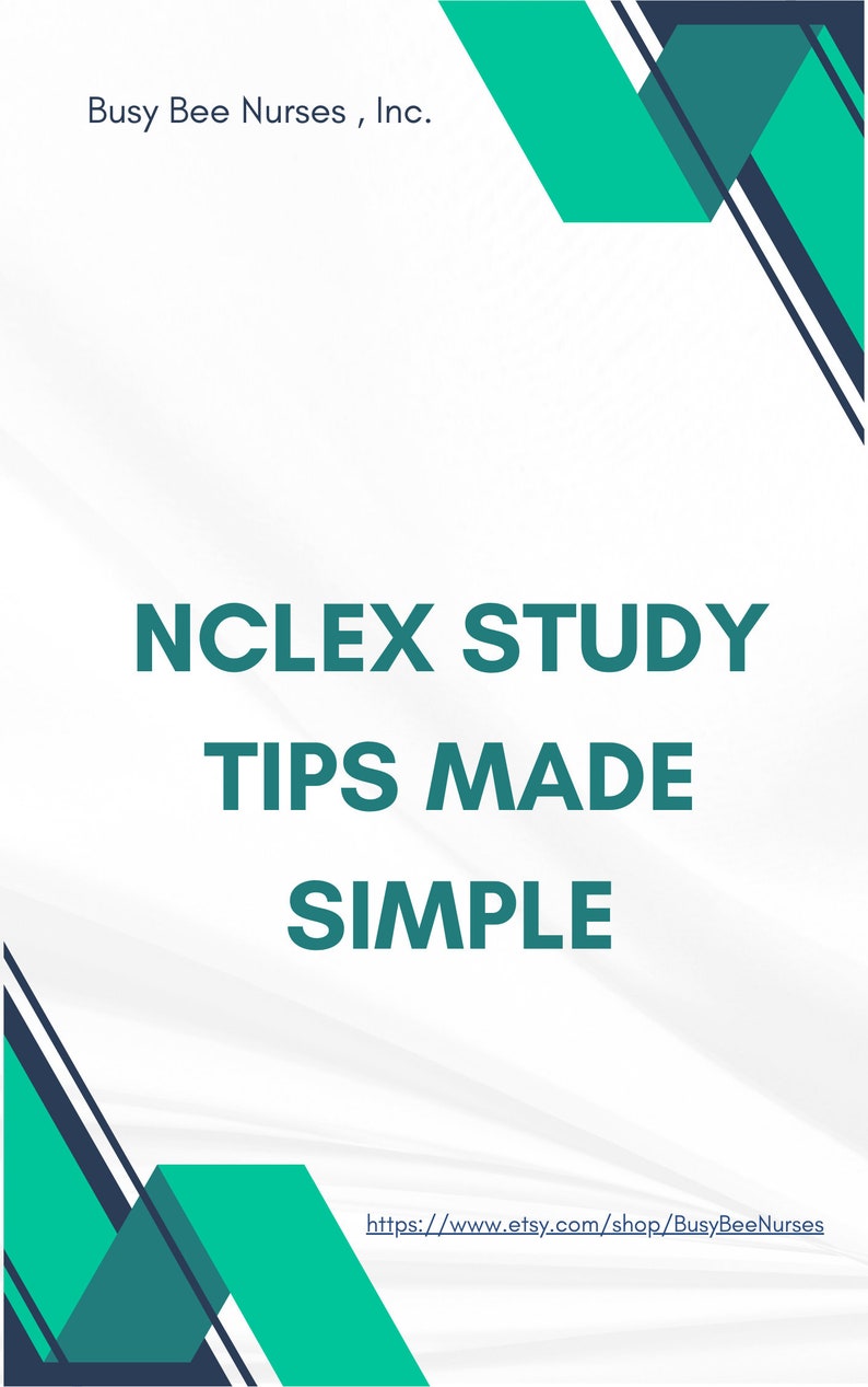 Nclex RN Tips Sheet - Etsy