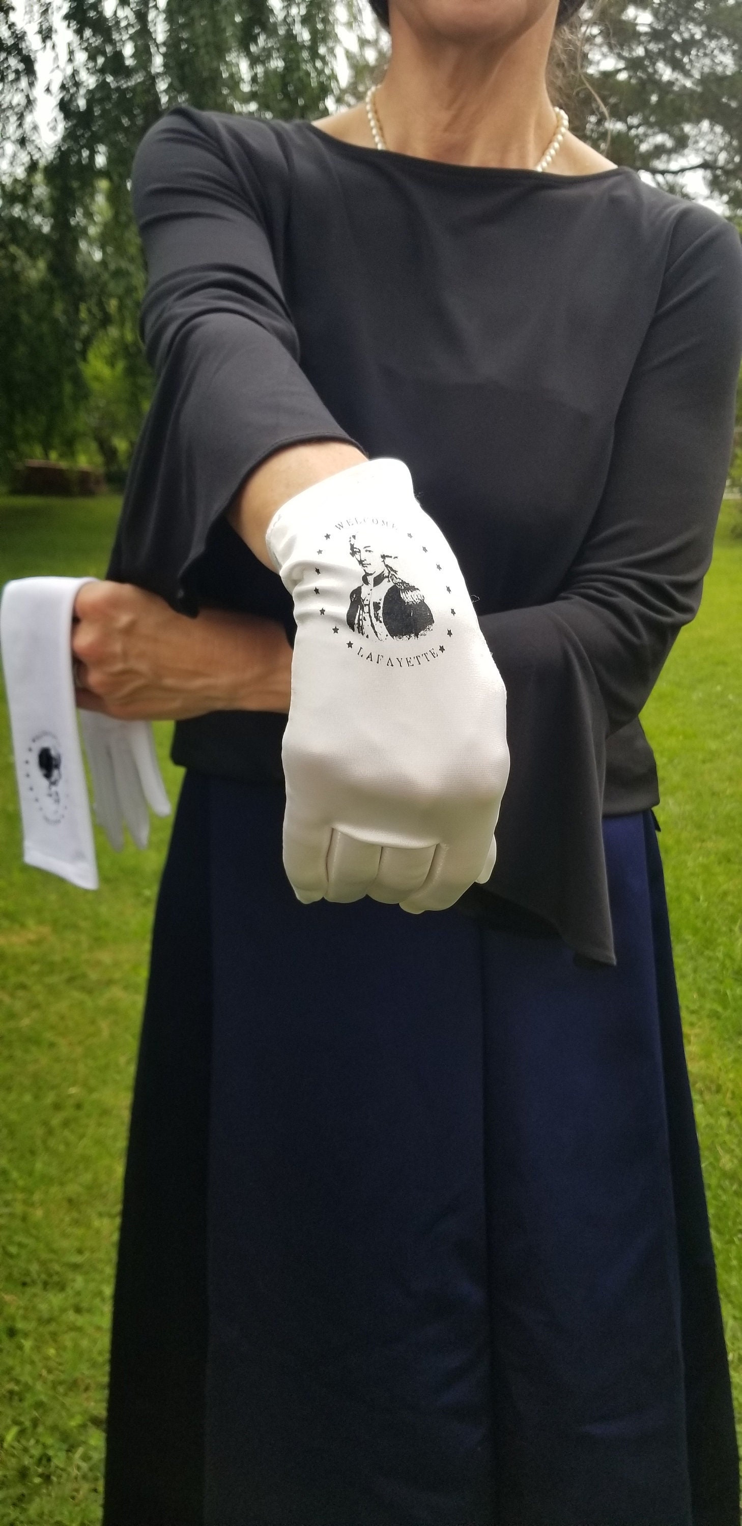 Marquis De Lafayette 200 Anniversary Celebration Gloves - Regency Era ...