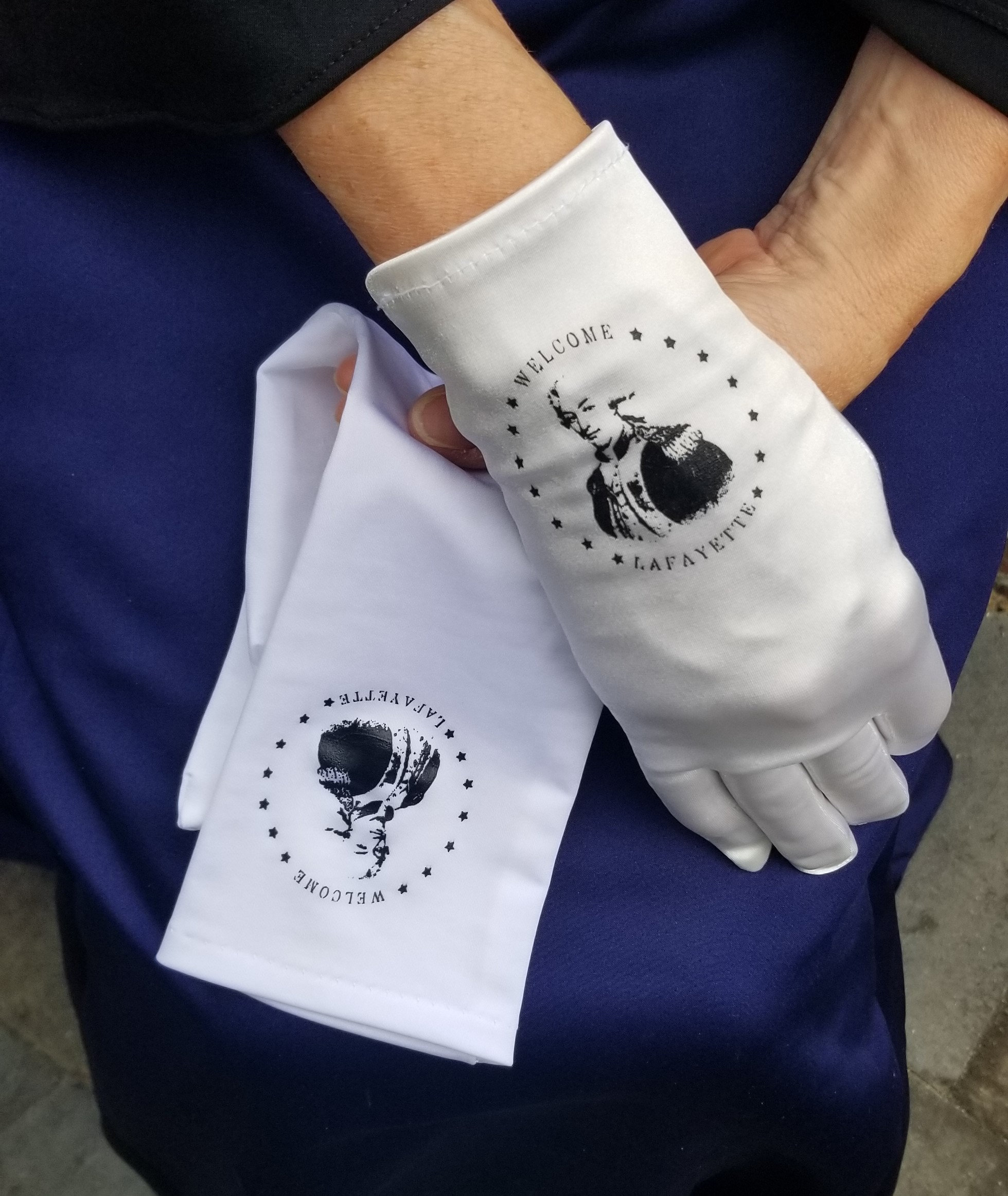 Marquis De Lafayette 200 Anniversary Celebration Gloves - Regency Era ...