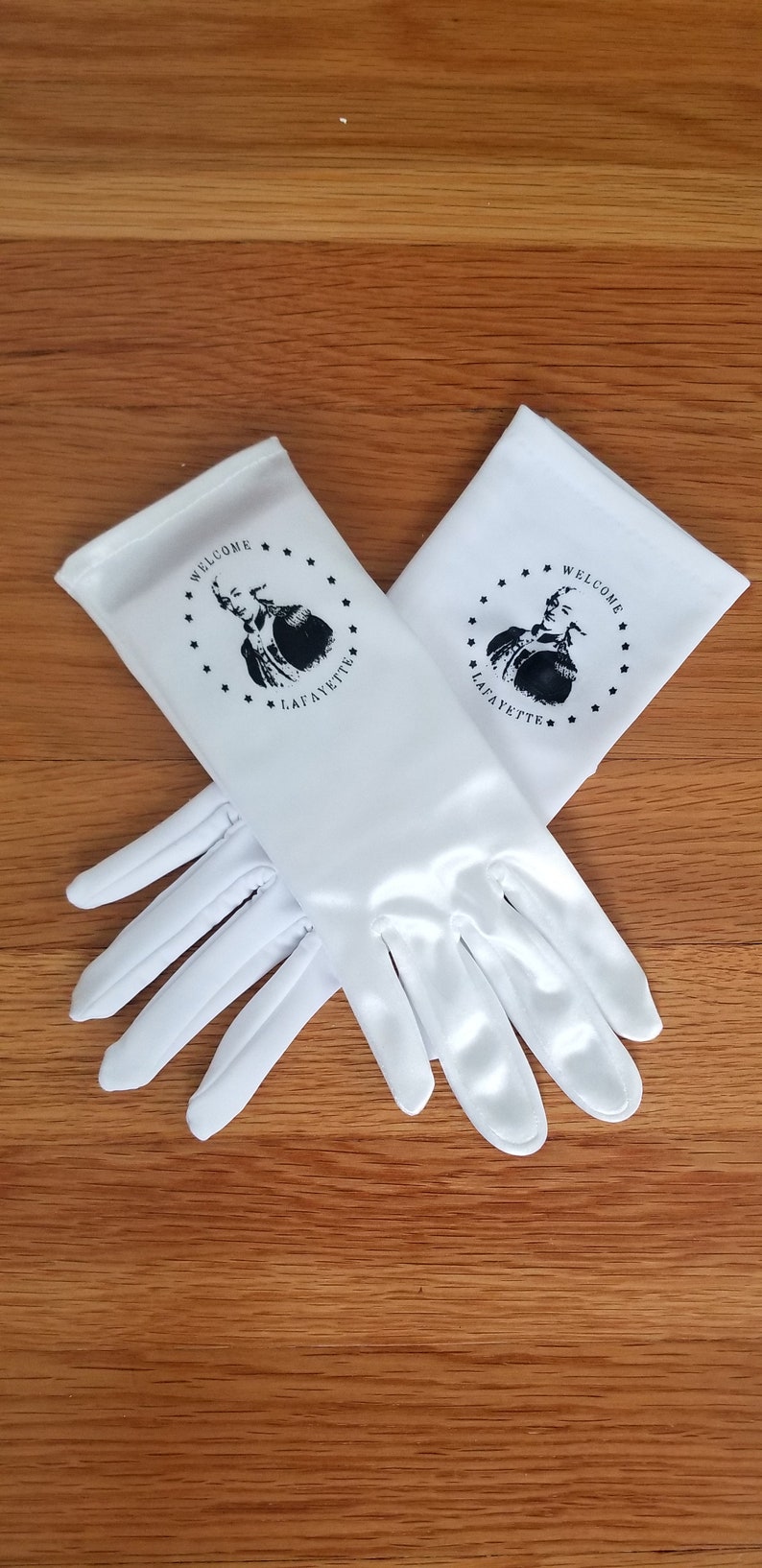 Marquis De Lafayette 200 Anniversary Celebration Gloves - Regency Era ...