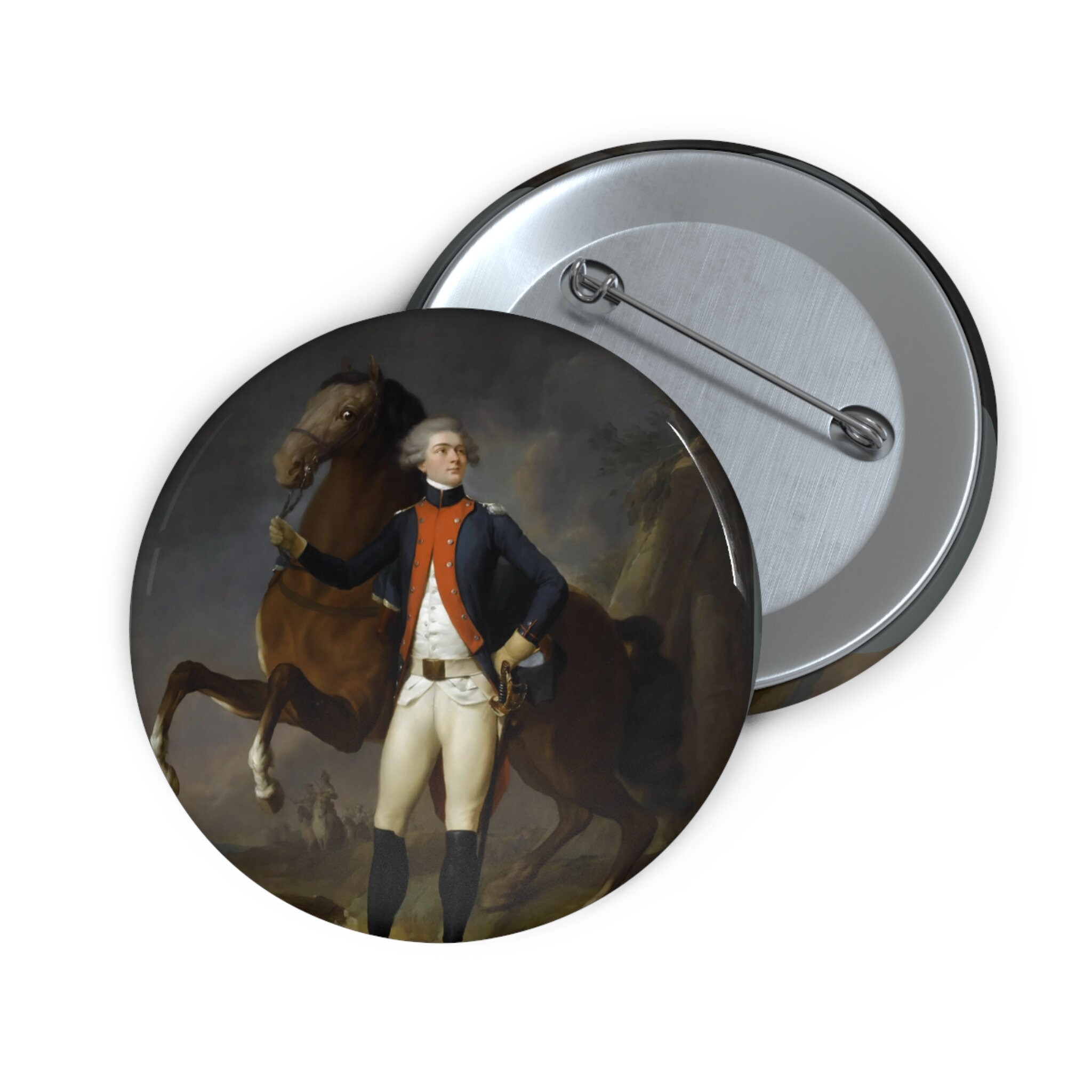 Marquis De Lafayette Button - Portrait of Young Lafayette, History ...
