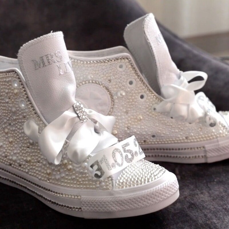 Wedding Trainers - Etsy UK
