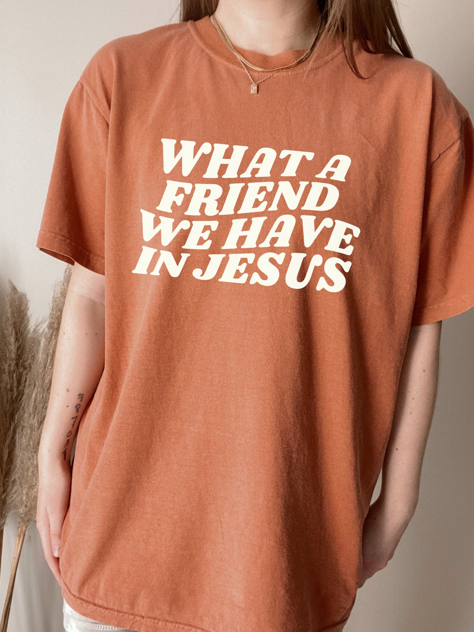 What A Friend We Have In Jesus T Shirt Tee Christian Apparel Christian