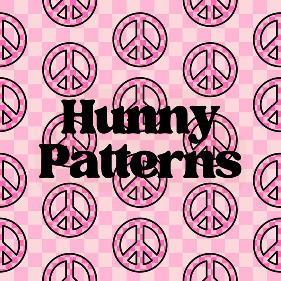 Hot Pink Peace Sign