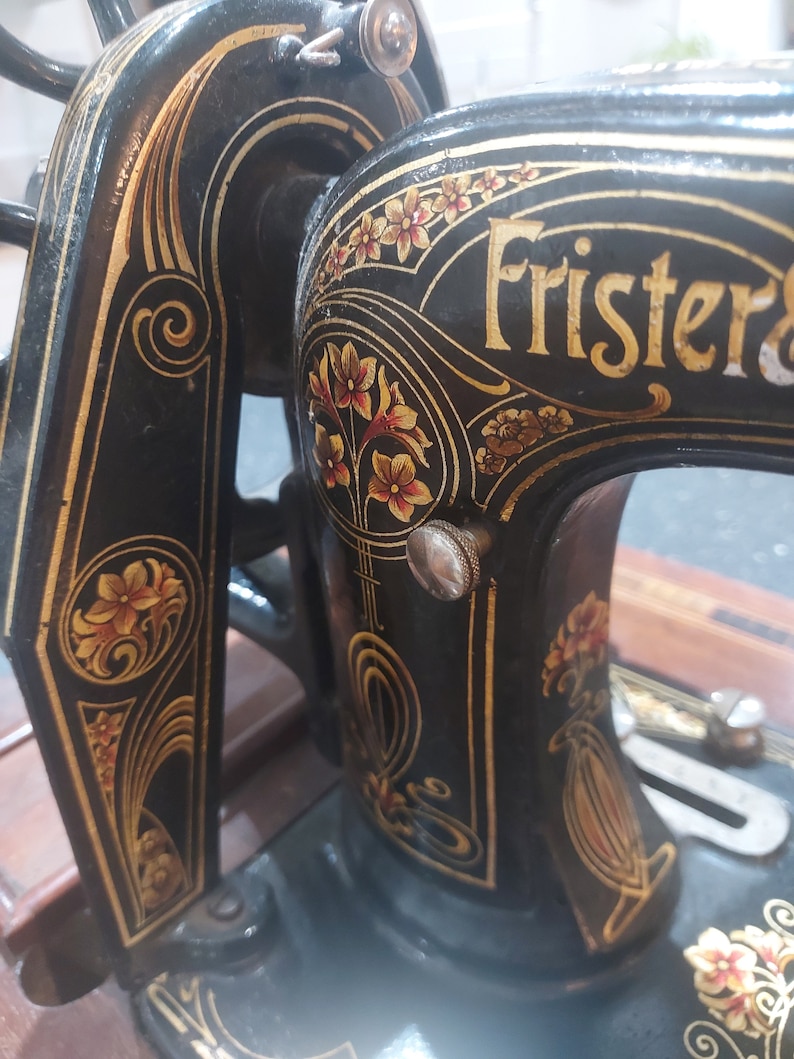 Antique Frister Rossman Sewing Machine- Circa 1899 - 1914 - Etsy