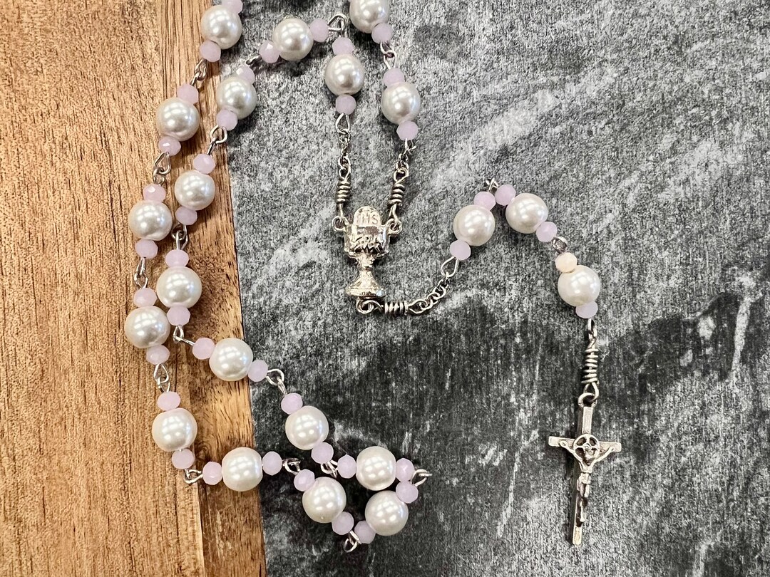 Holy Communion Chaplet Catholic Gift Jesus Jewelry Religious Gift - Etsy
