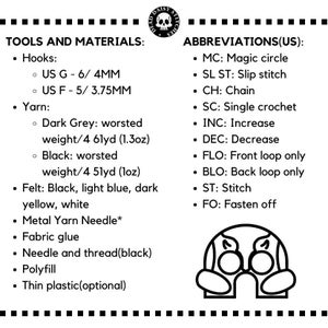 Mini Ghoul - Crochet Pattern - PDF Pattern - Etsy UK