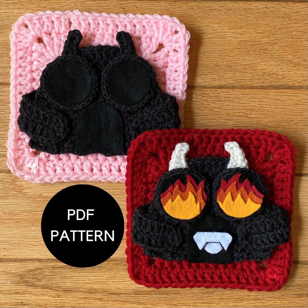 Ghoul Granny Square - Crochet Pattern - PDF Pattern - Etsy