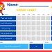 Reward Chart, Chore Chart, Behavior Chart, Boys Reward Chart, Daily ...