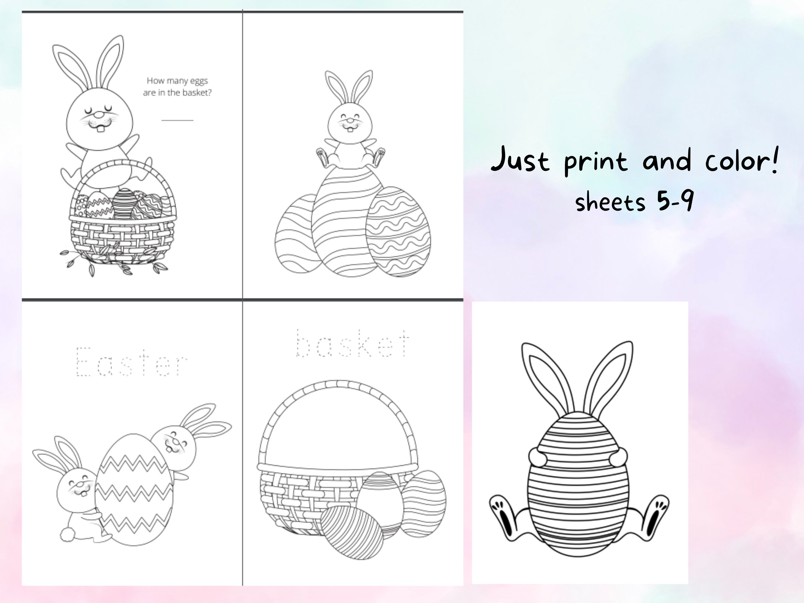 Easter Activity Printable, Easter Games, Coloring Pages, Easter ...
