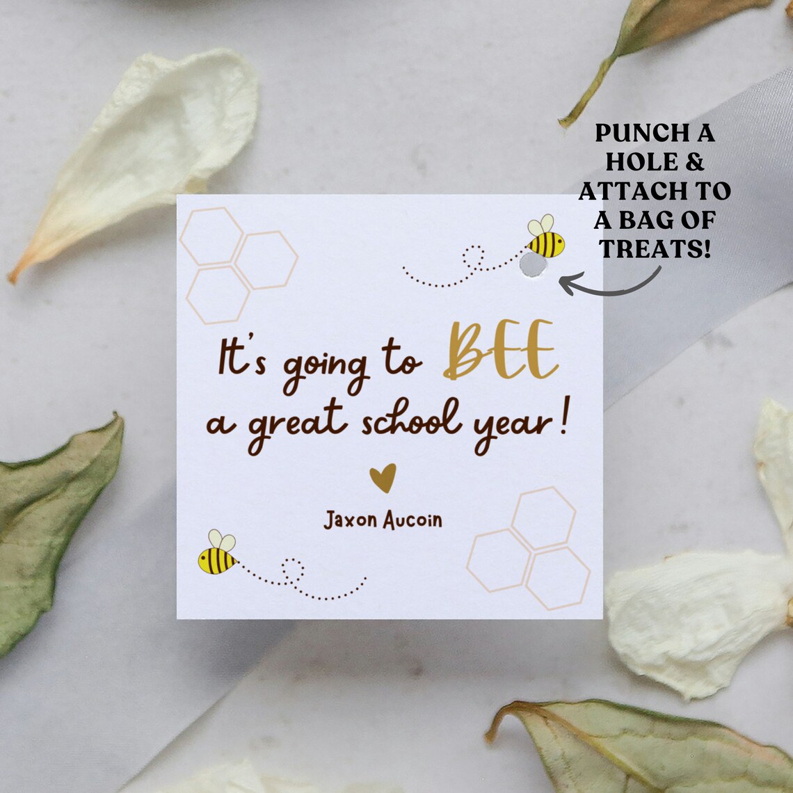 Editable Back to School Teacher Gift Tag Template | Teacher Thank You ...