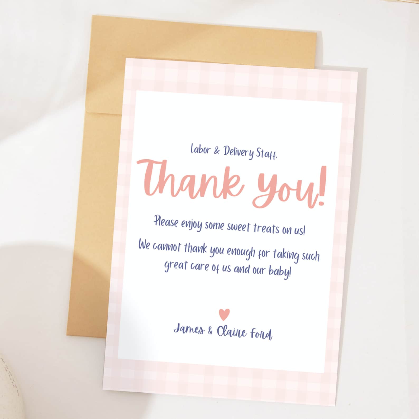 Editable Labor and Delivery/mother Baby/ NICU Nurse Thank You Sign ...