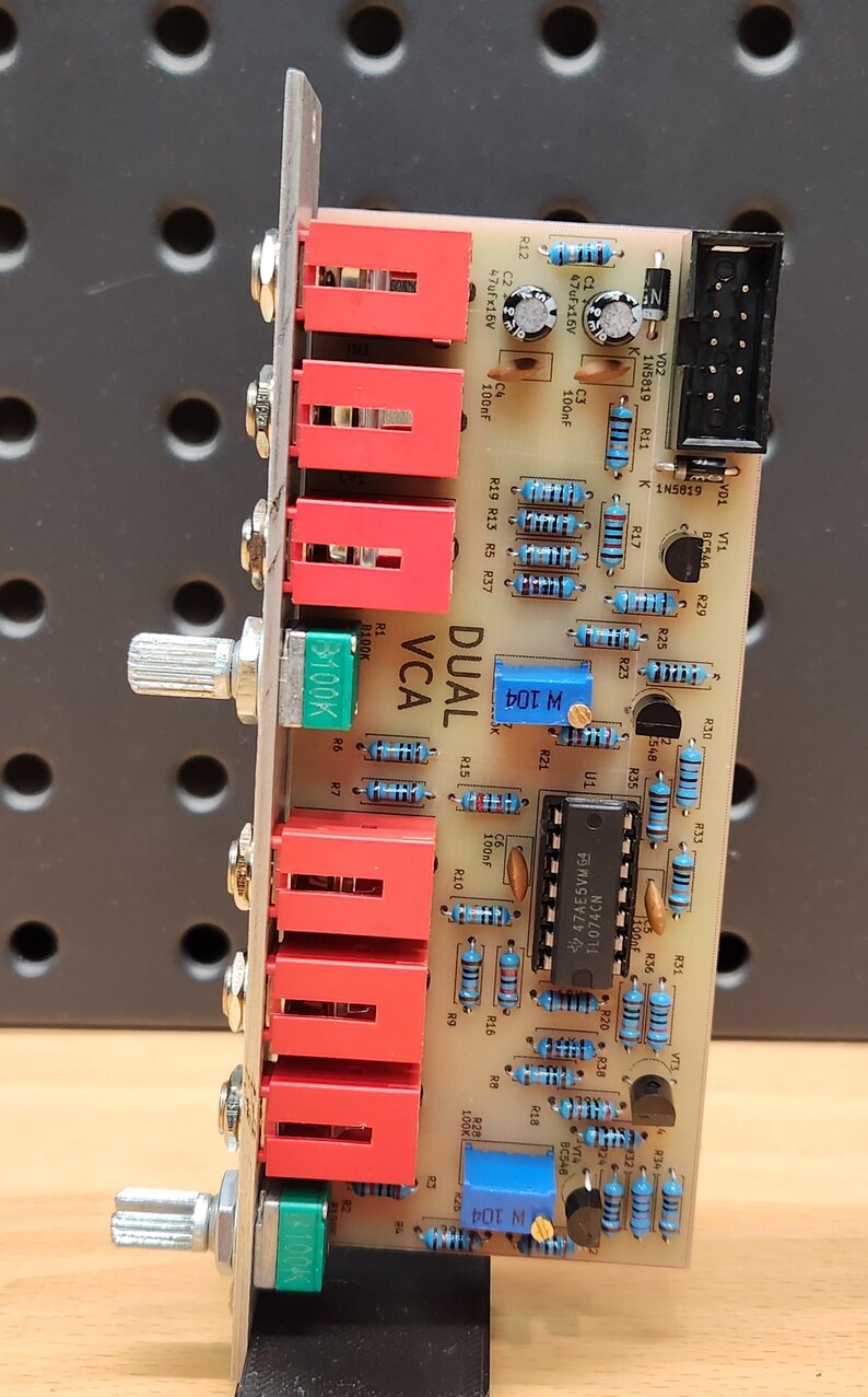 Dual Voltage Controlled Attenuator Eurorack Module DIY Homemade PCB - Etsy