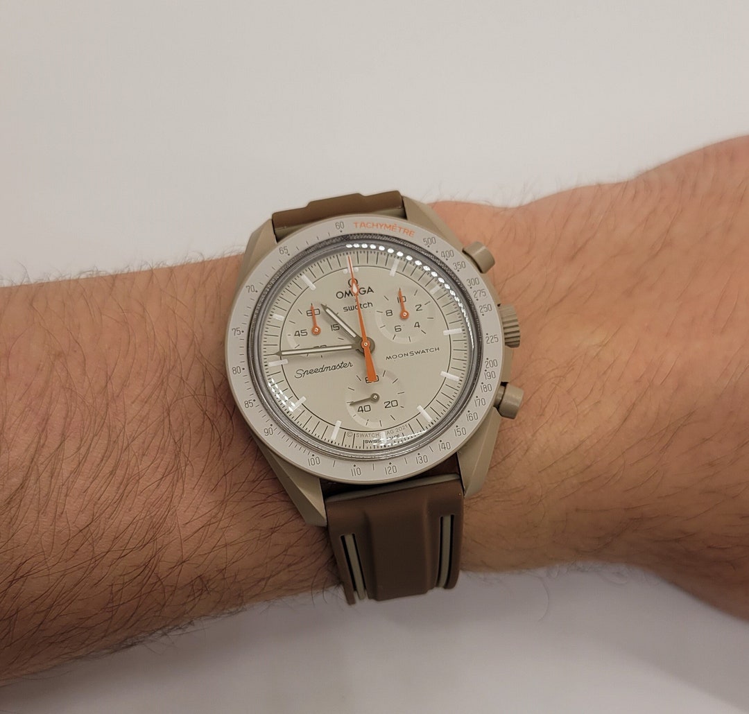 Special Moonswatch Straps in Light Brown Bracelet Armband - Etsy