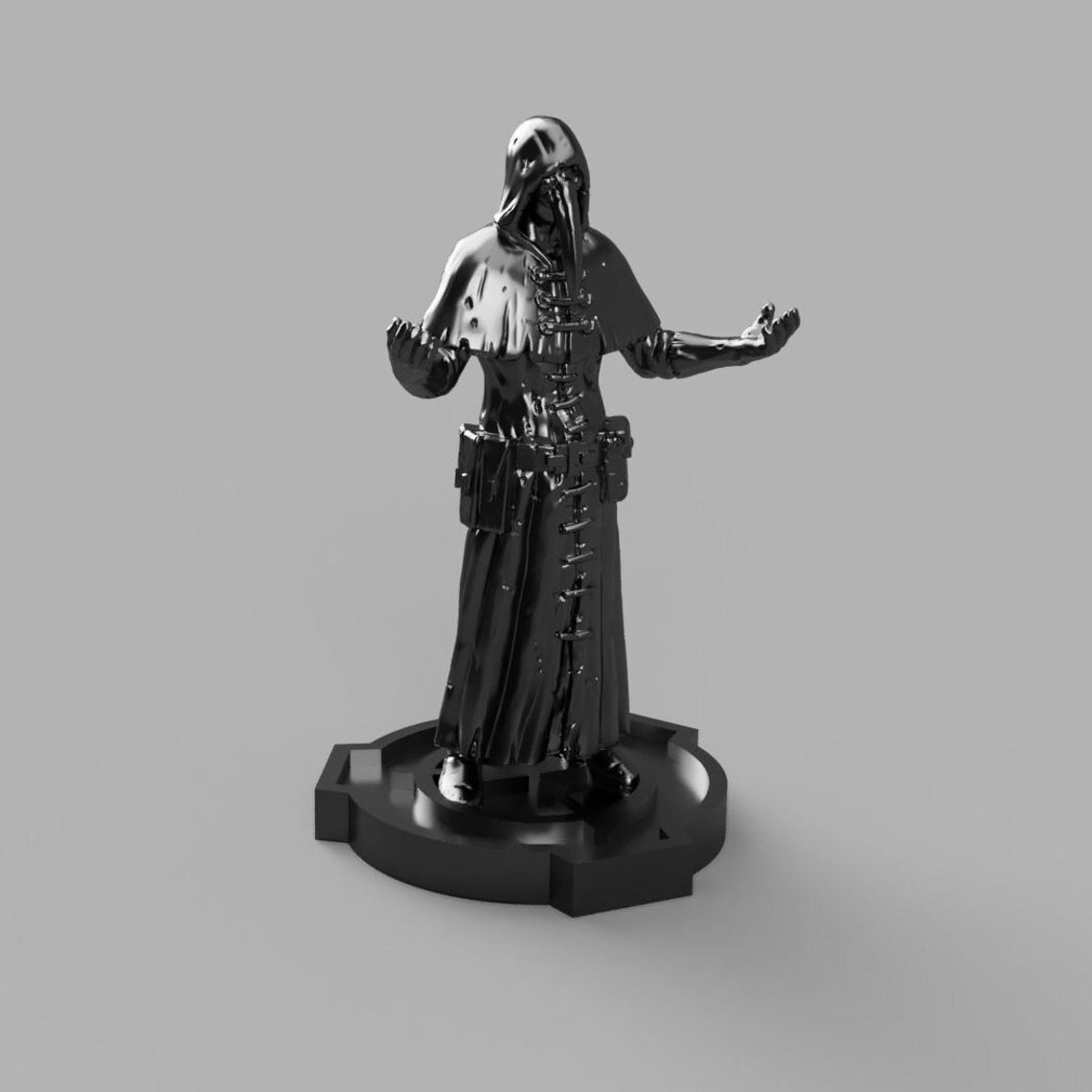 SCP 049 Plague Doctor STL for 3d Printing - Etsy