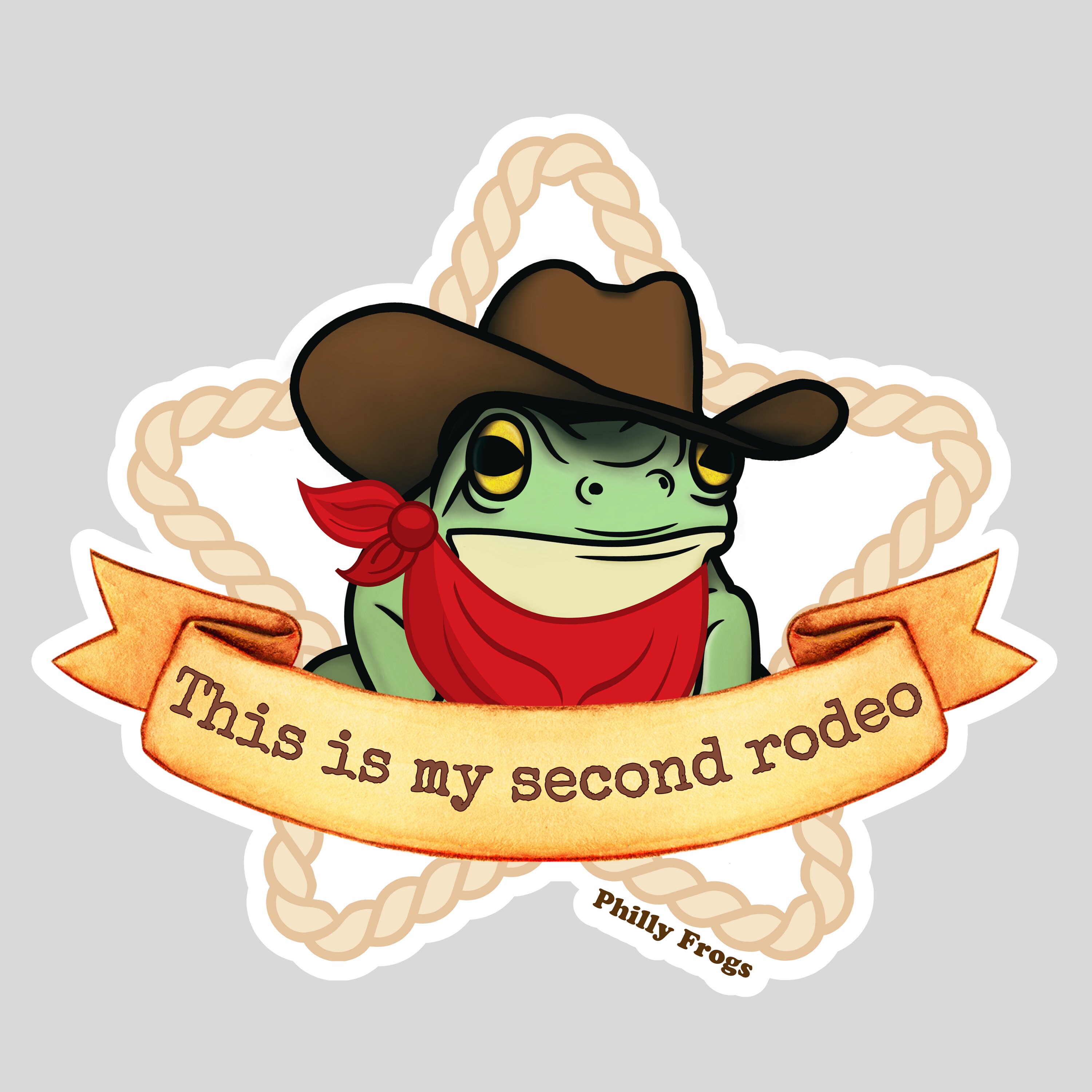 This is My Second Rodeo Vinyl Sticker - Western Cowboy Dumpy White’s ...
