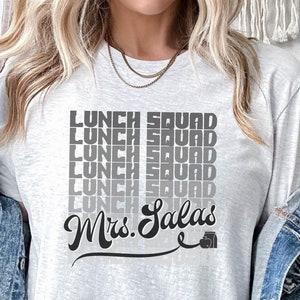 Custom Cafeteria Crew Shirts, Matching Personalized Lunch Room Tshirts ...