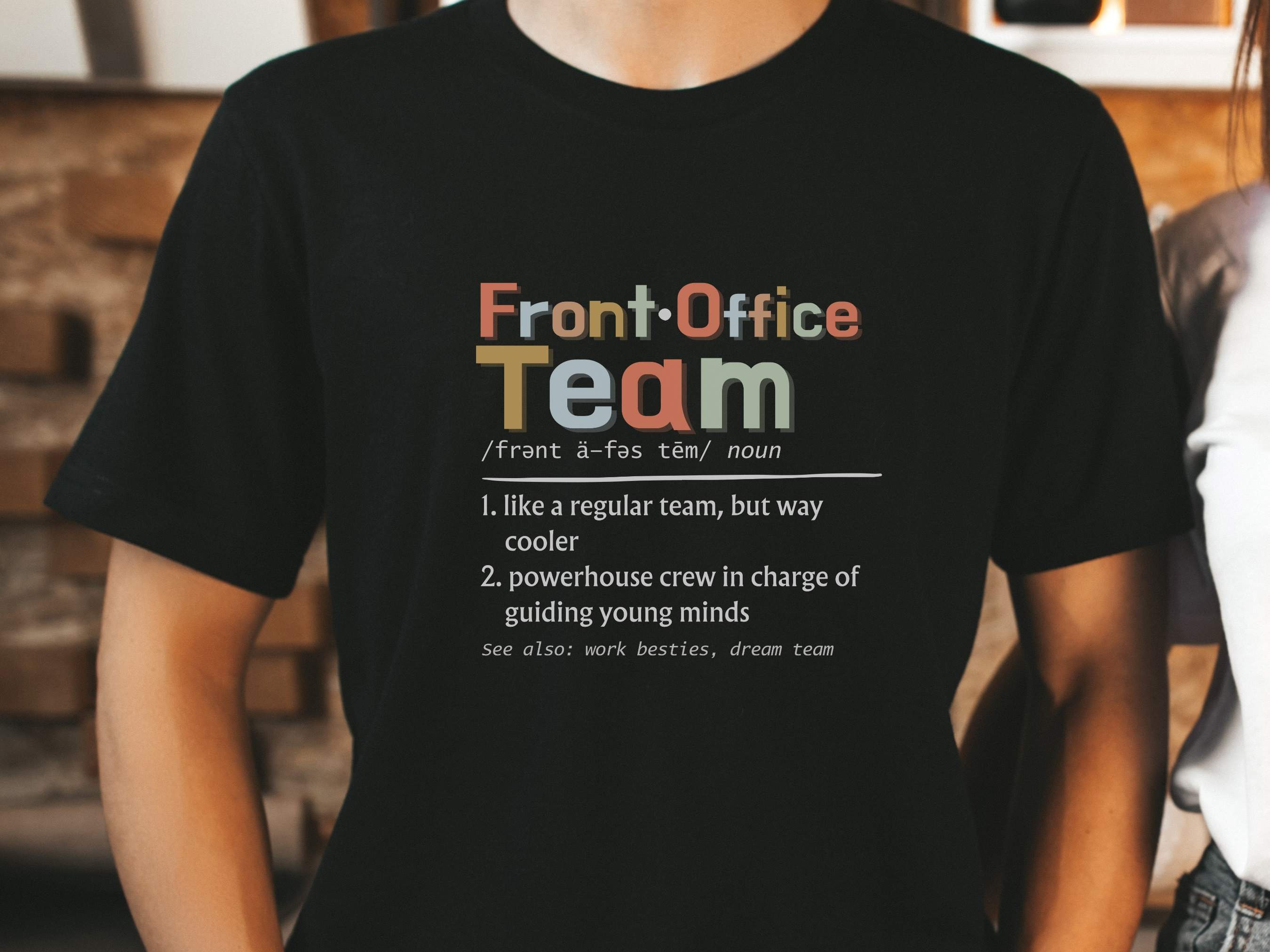 School Office Team Shirt Front Office Squad T-shirt - Etsy