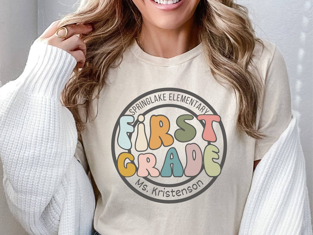 Custom Elementary Teaching Team Grade Level Shirts, Personalized ...