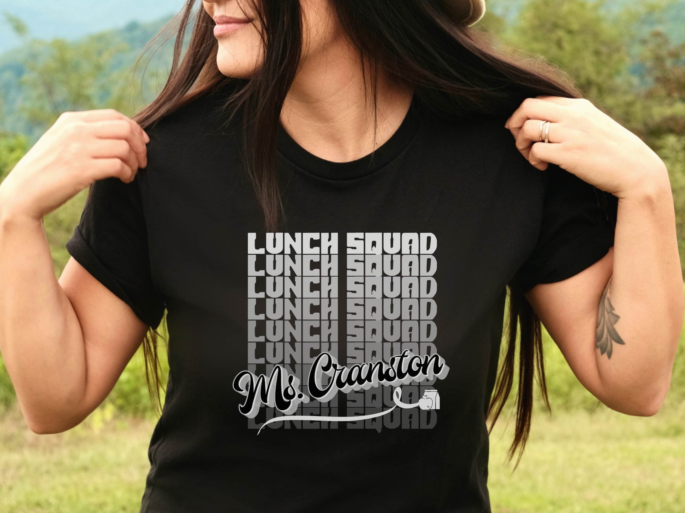 Custom Cafeteria Crew Shirts, Matching Personalized Lunch Room Tshirts ...