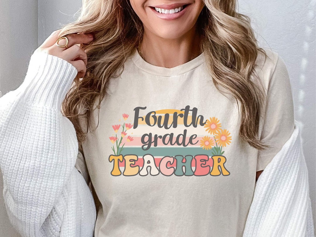 Fourth Grade Teacher Shirt 4th Grade Squad T-shirt Fourth - Etsy