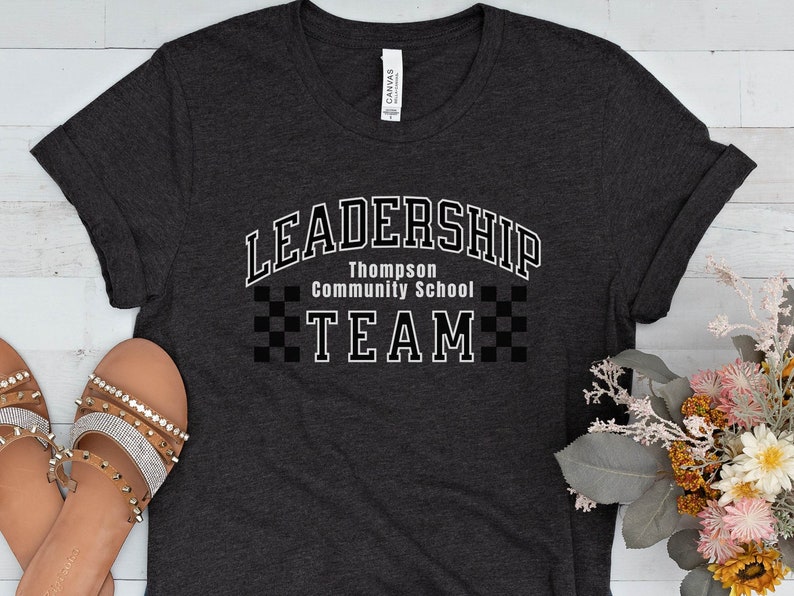 Custom School Leadership Team Shirts, Matching Personalized Tshirts ...