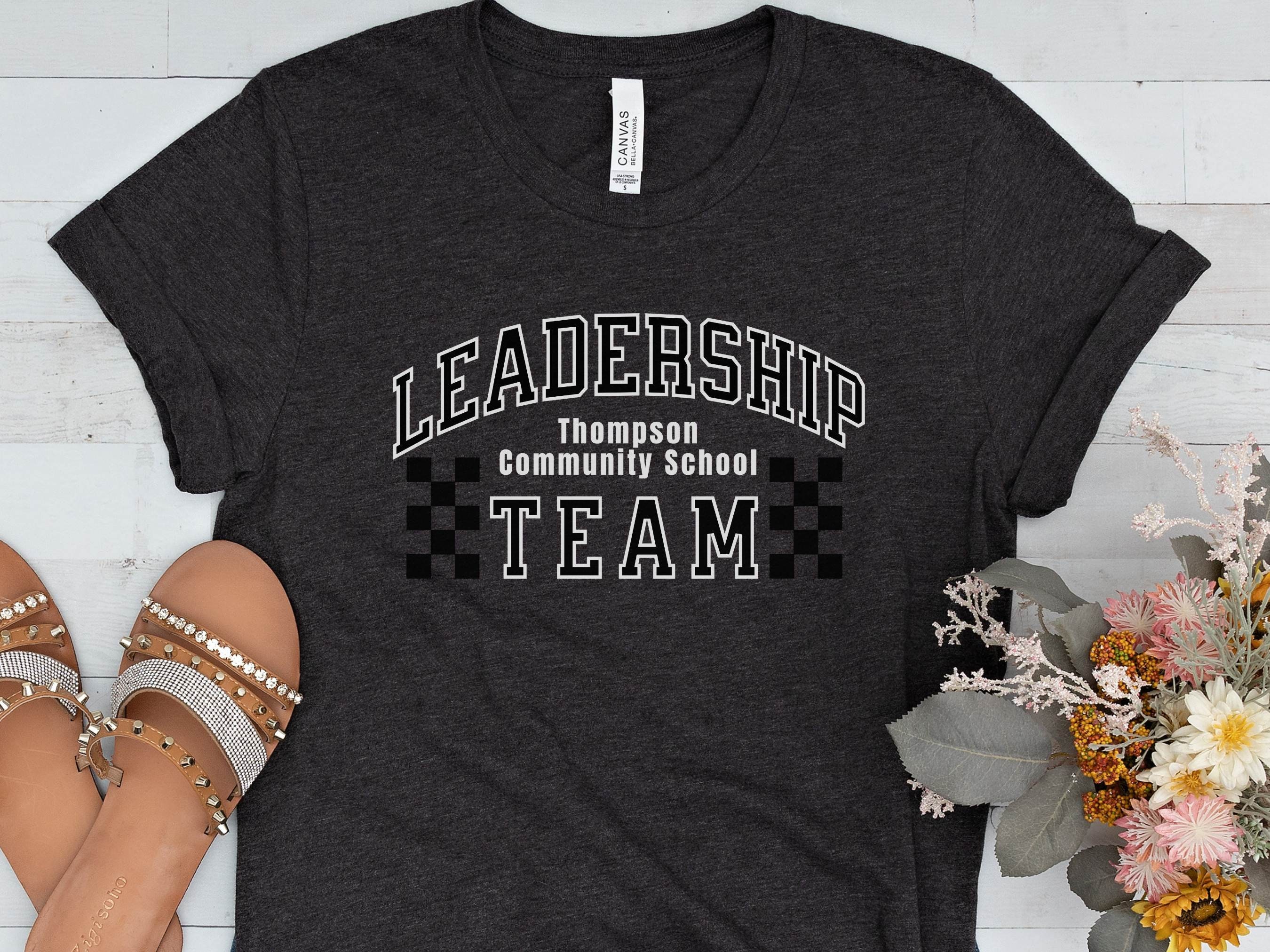 Custom School Leadership Team Shirts, Matching Personalized Tshirts ...
