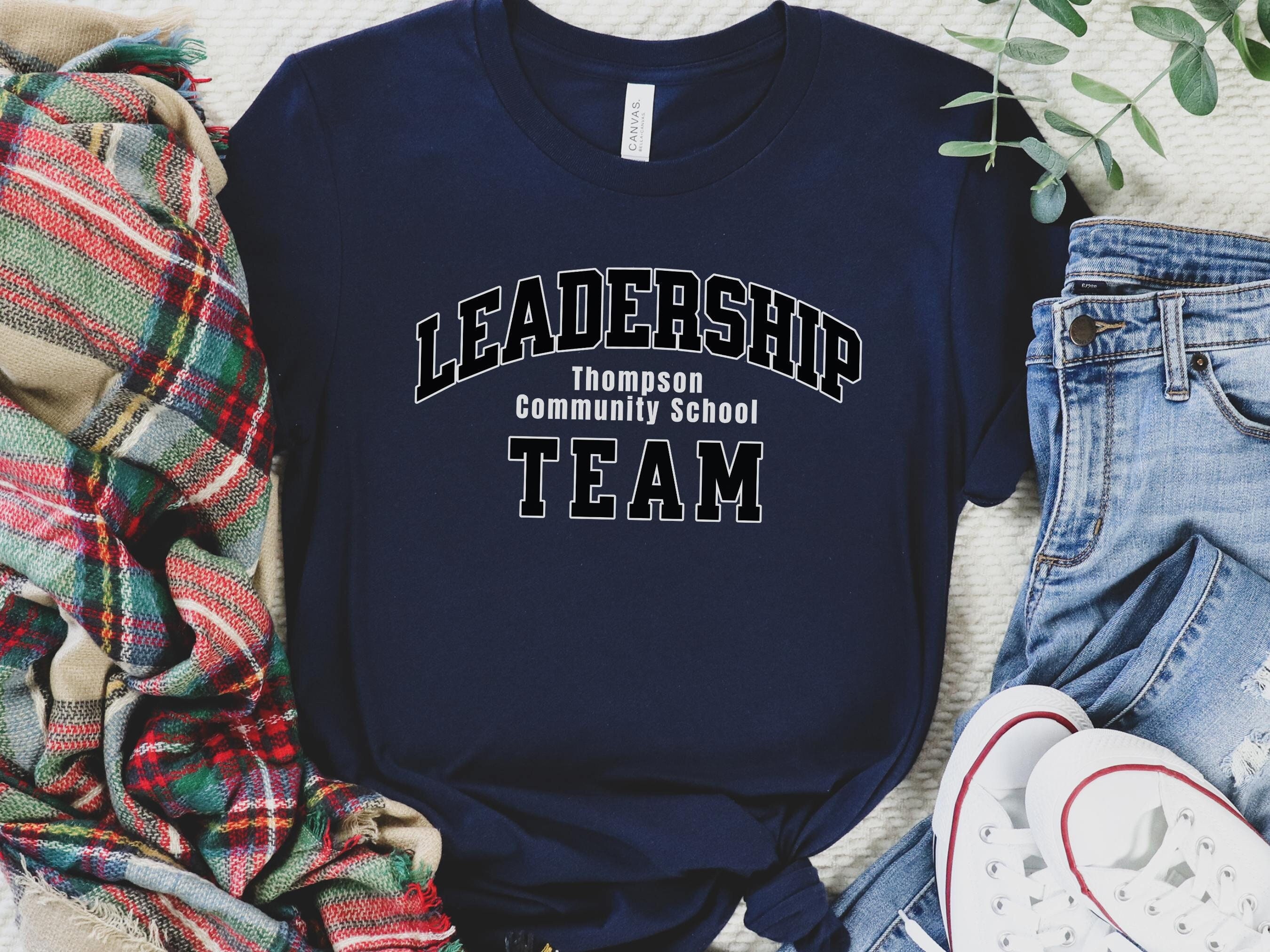 Custom School Leadership Team Shirts, Matching Personalized Tshirts, Middle School Team T-shirt ...