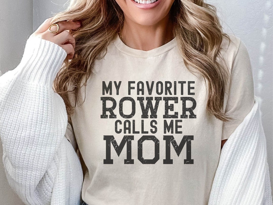 Rowing Mom T-shirt for Crew Mamas, Mothers Day Present, Proud Crew Mom ...