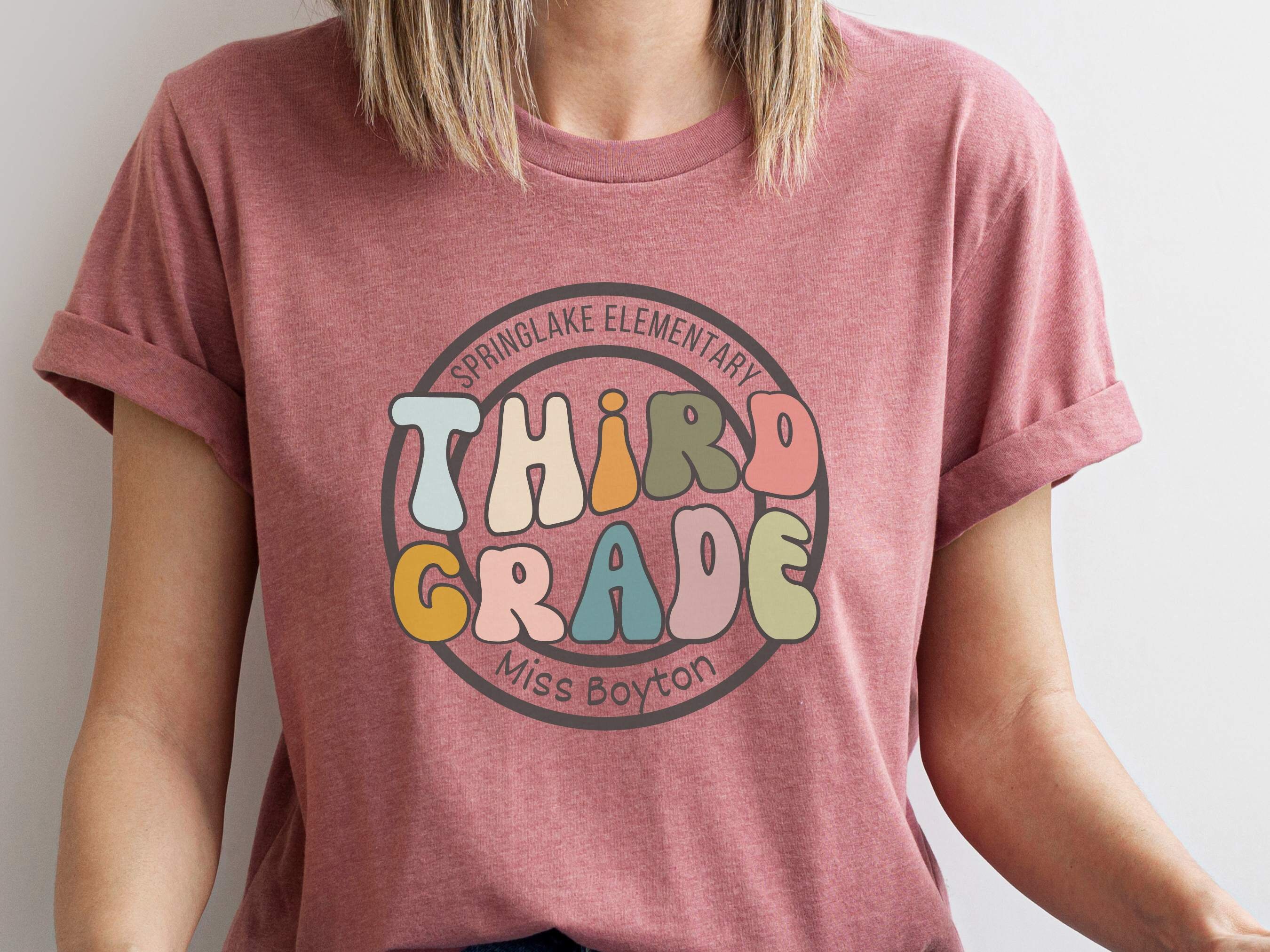 Custom Elementary Teaching Team Grade Level Shirts, Personalized ...