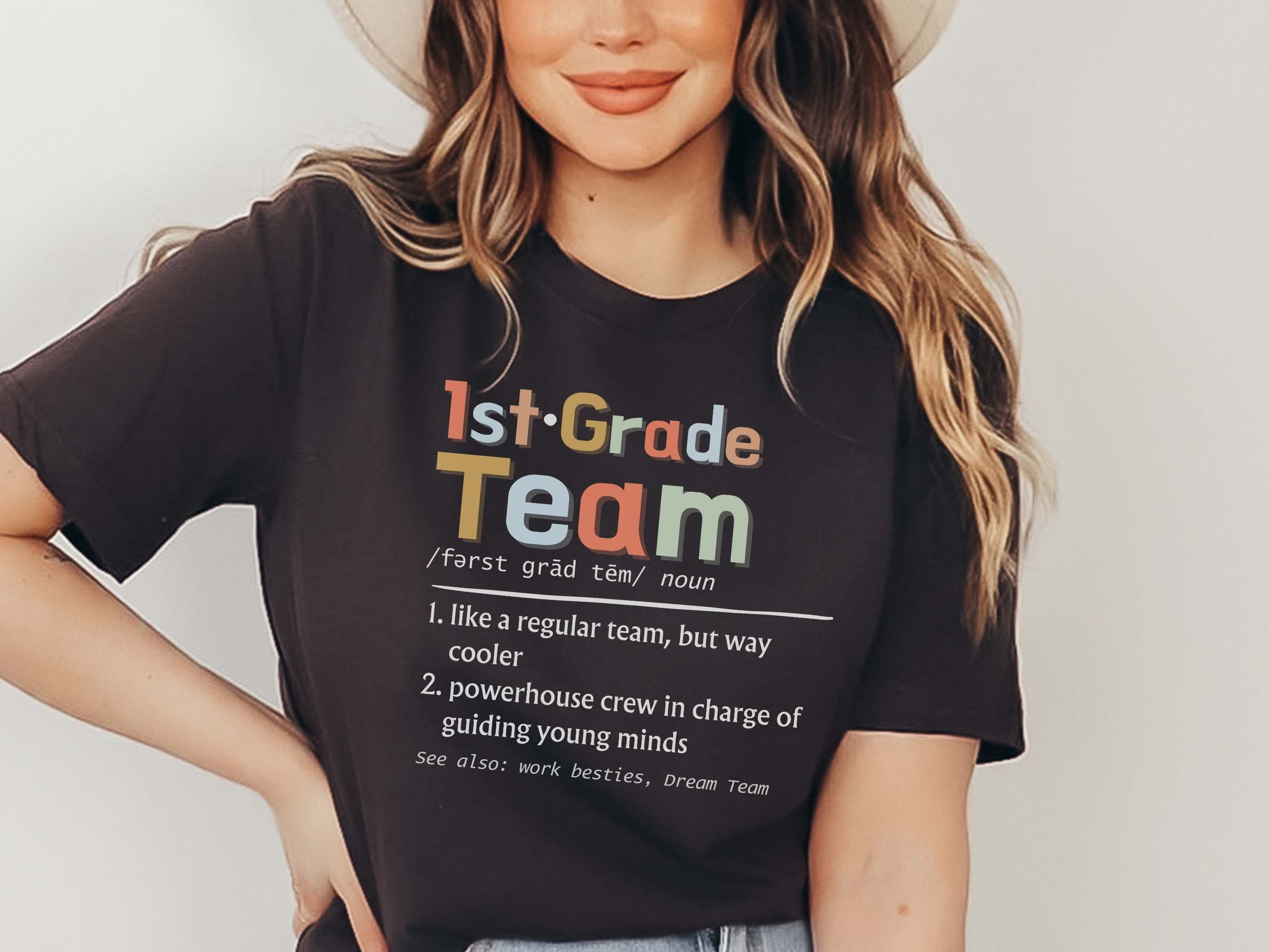 First Grade Teacher Shirt, 1st Grade Team T-shirt, First Grade Crew ...