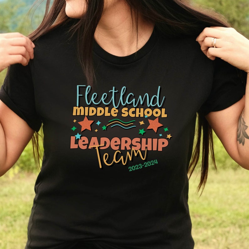 Custom School Leadership Team Shirts Matching Personalized - Etsy