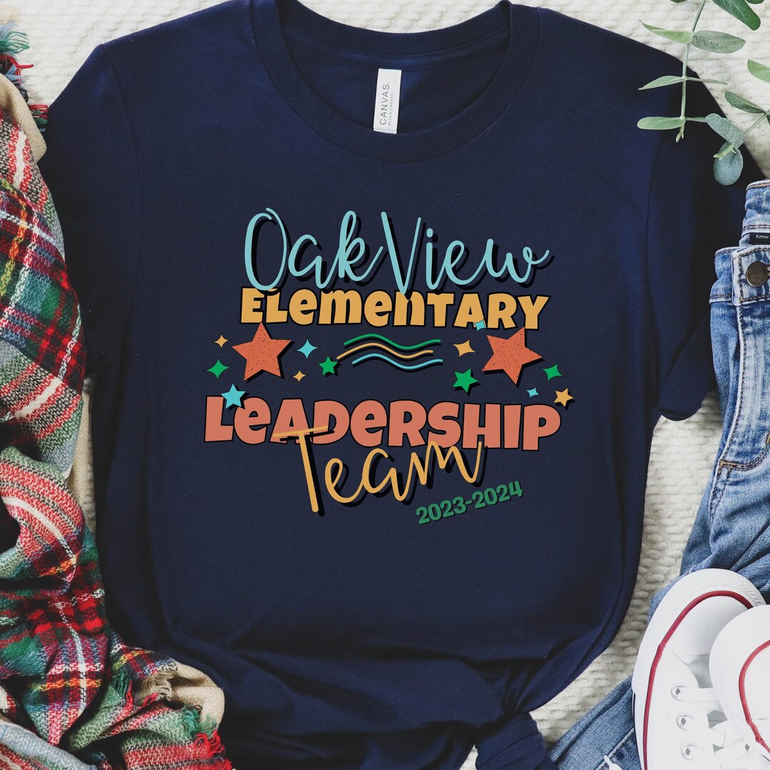 Custom School Leadership Team Shirts, Matching Personalized Tshirts ...