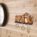 Dog Lover Gift – Shiba Inu Wooden Key Holder for Wall, Cute Dog Key ...