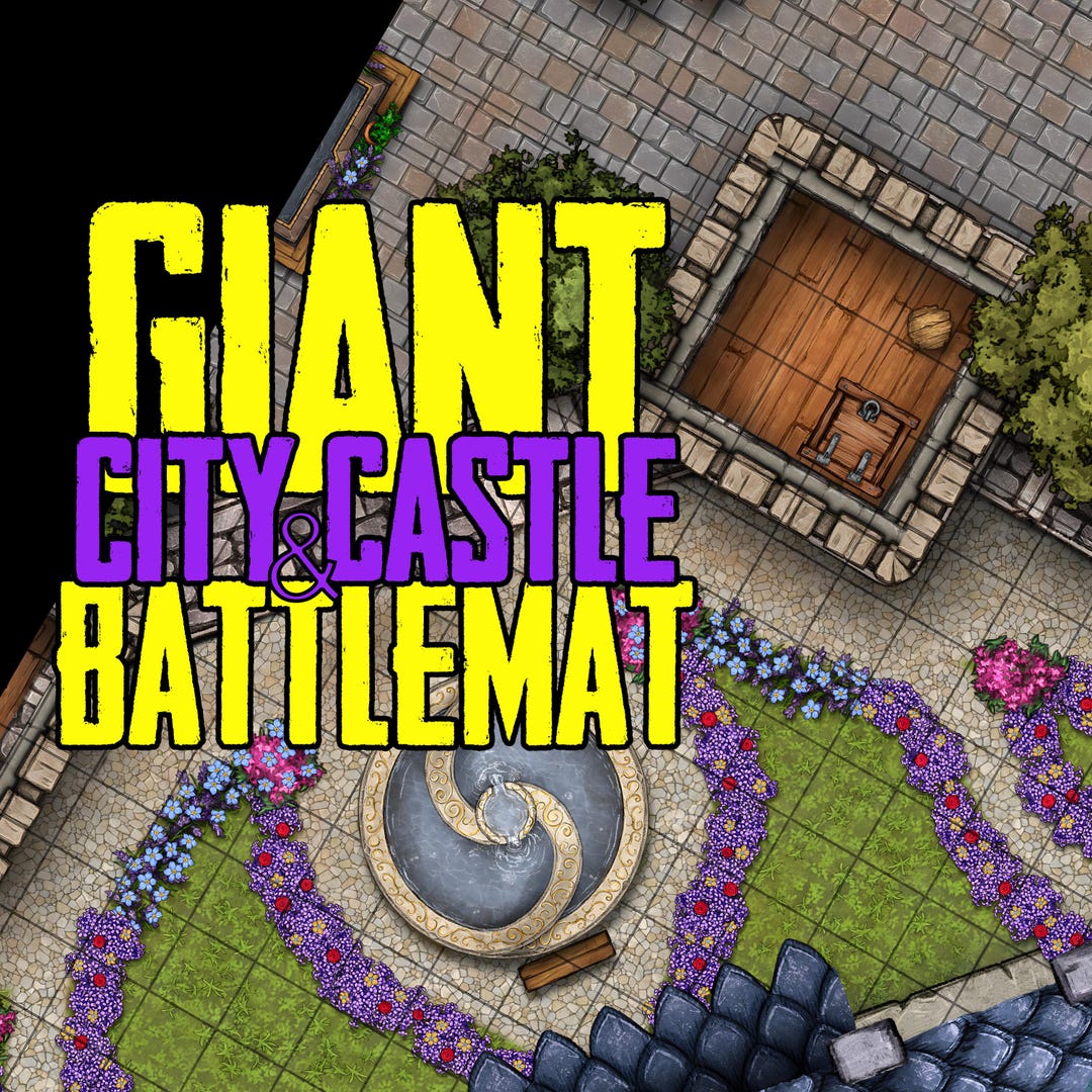 Massive High-detail D&D Battlemat – Large Fantasy Map for Tabletop Rpgs ...