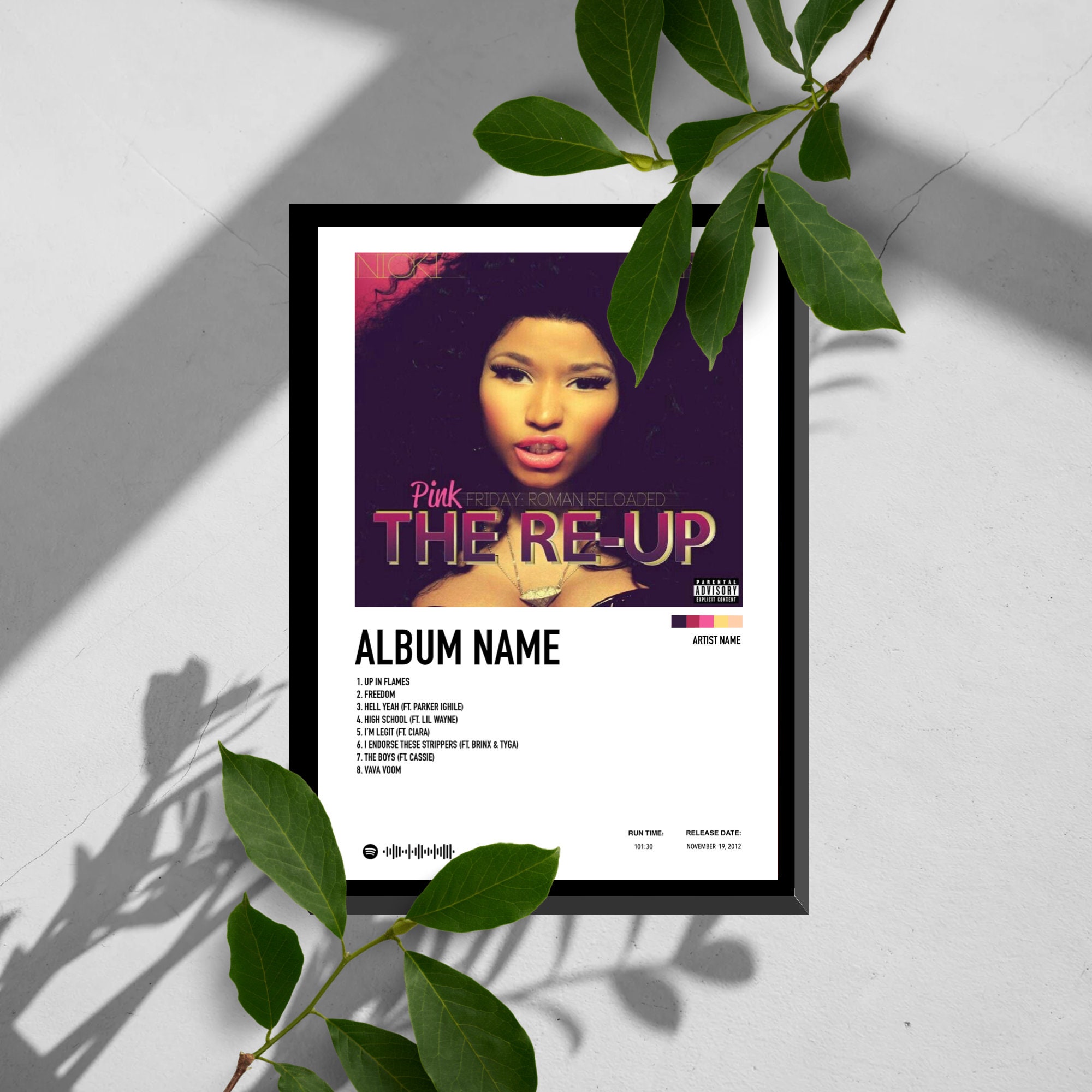 Nicki Minaj Pink Friday Roman Reloaded The Re Up Album Cover