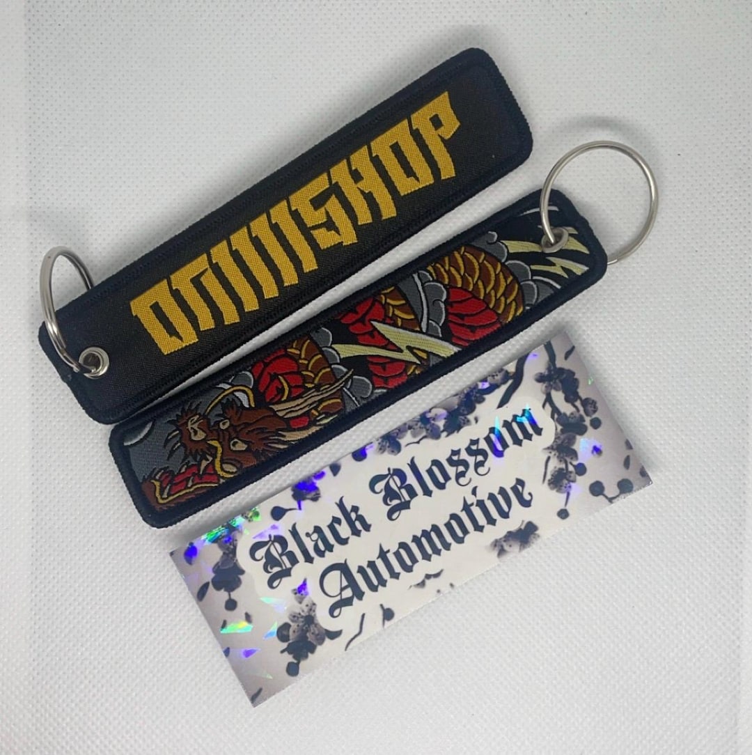 Japanese Dragon Jet Tag | JDM Keyring | Key Chain - Etsy