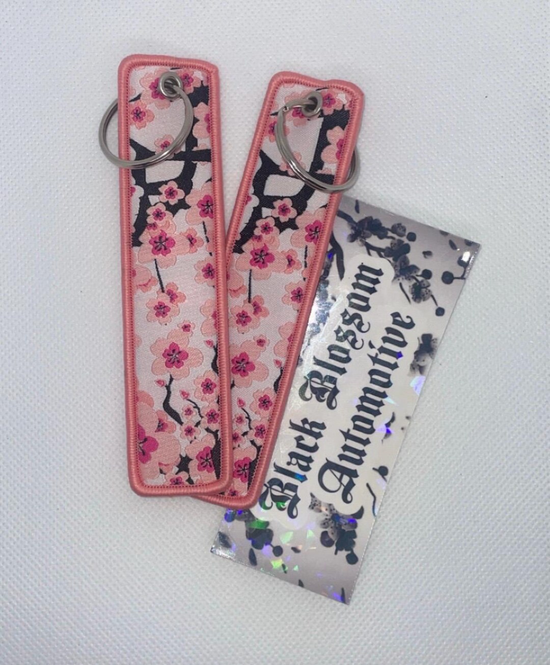 Cherry Blossom Jet Tag | JDM Keyring | Sakura Key Chain - Etsy