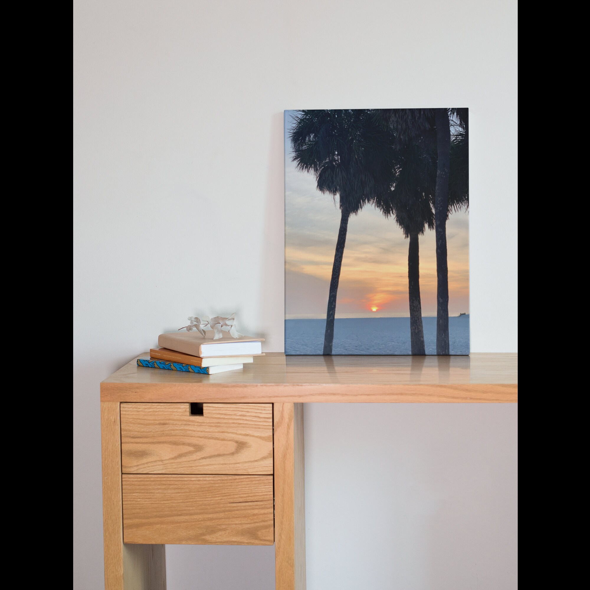 Clearwater Beach Sunset, Sunset Photo Canvas, Office Decor, Home Decor ...